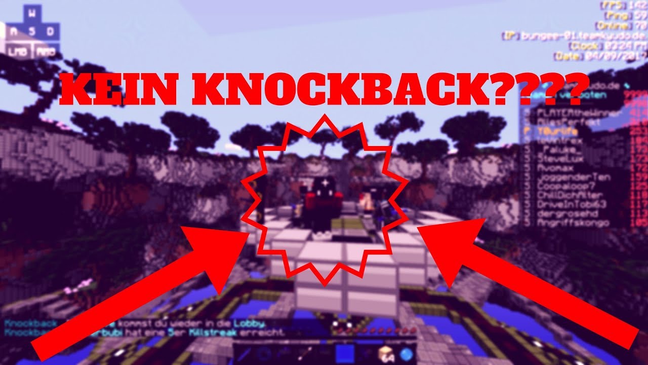 No Knockback, hacke ich????? | Minecraft Knockback FFA!! - YouTube