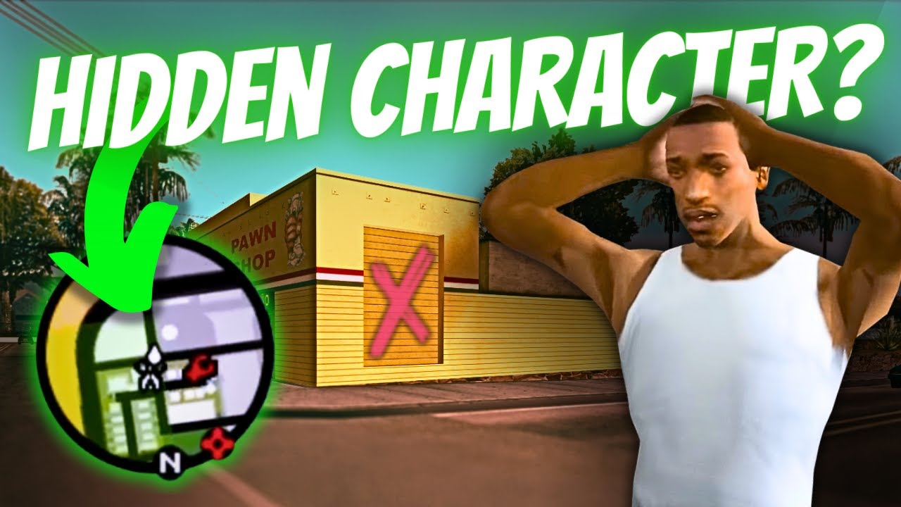 GTA San Andreas SECRET CHARACTER You Didn’t Know - YouTube