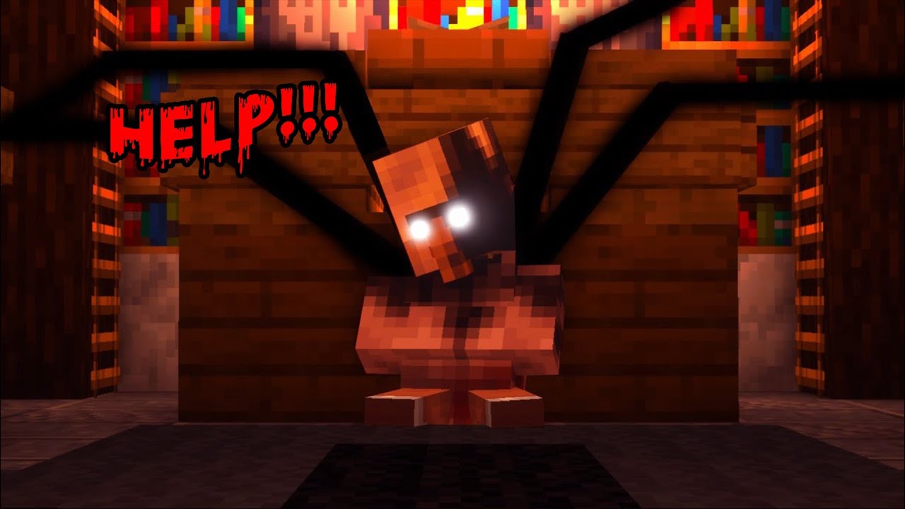 I found Strange Cursed villager in Minecraft | Minecraft horror story ...