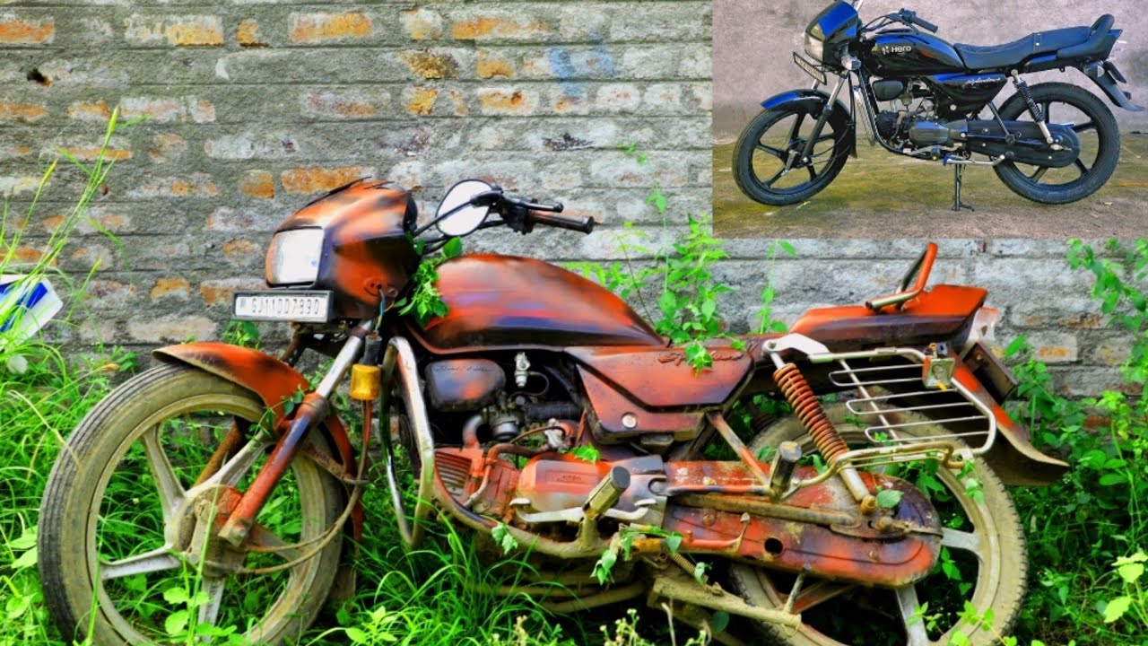 splendor | modification full bike repaint and restoration of splendor ...