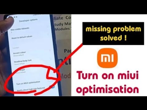How to turn on or off miui optimisation | miui optimisation option not ...