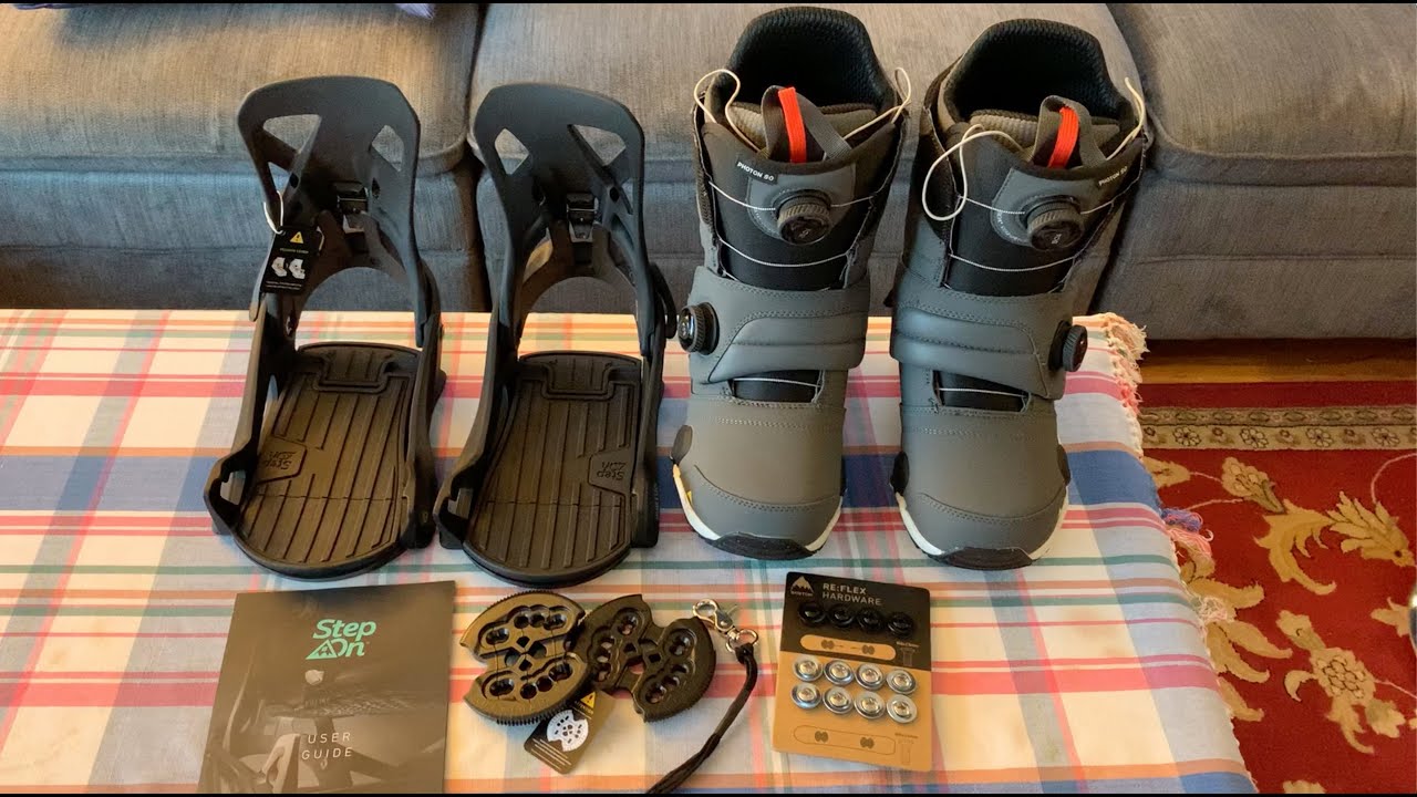 Burton Step On Bindings and Boot, First impressions, mounting and setup ...