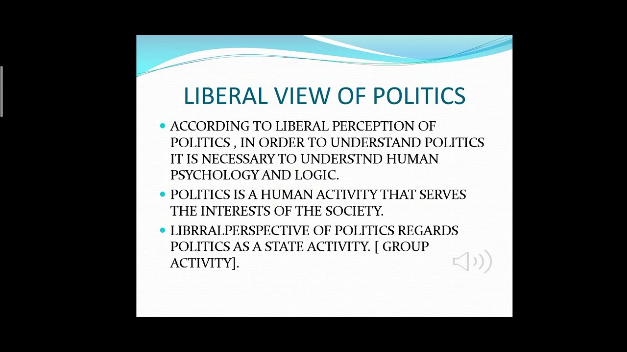 liberal perspective on politics. - YouTube