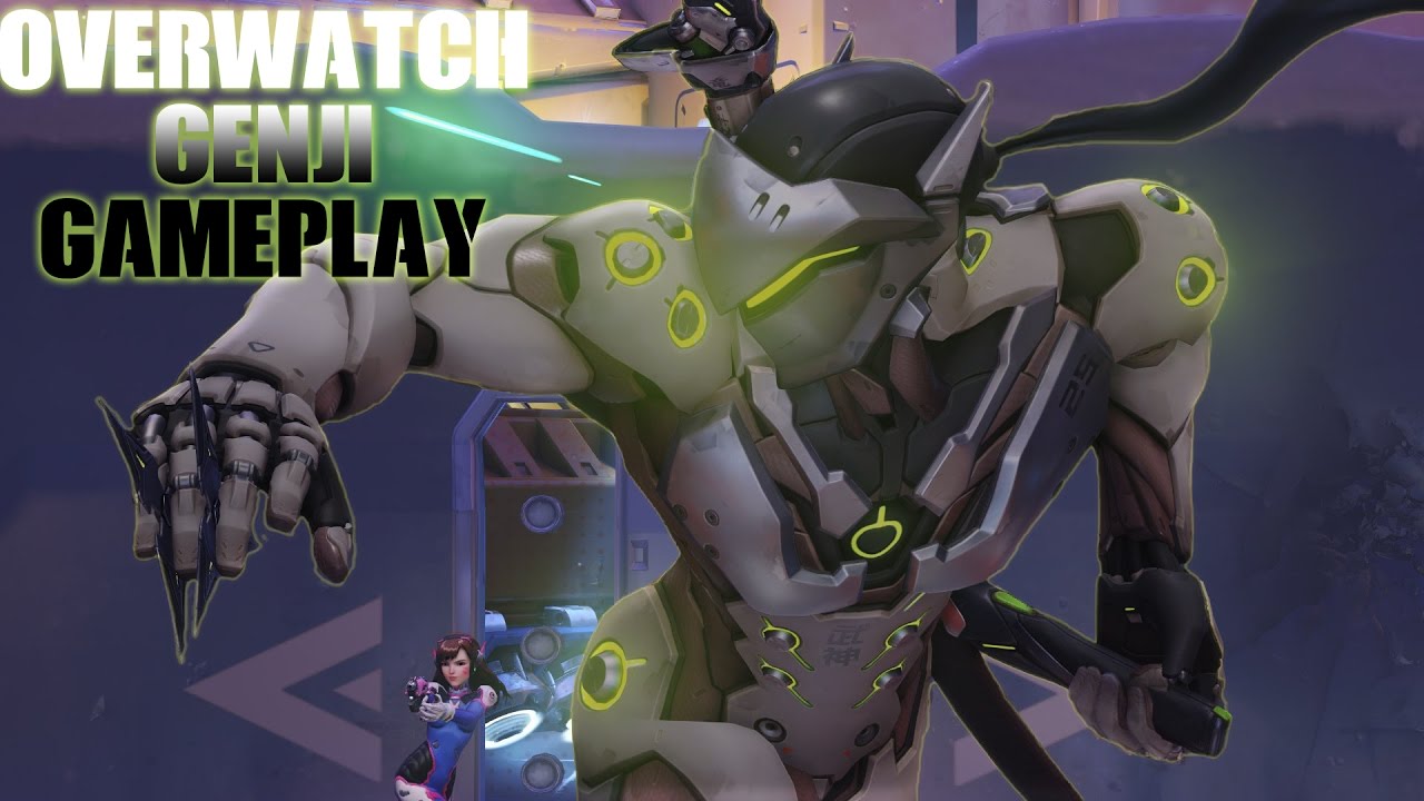 Overwatch - Genji Gameplay (No Commentary) - YouTube