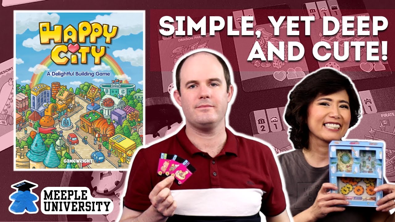Happy City - Build your city, be happy😄🏙️ - A Board Game Review - YouTube