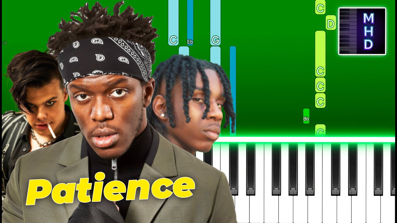 KSI - Patience (feat. YUNGBLUD & Polo G) (Piano Tutorial Easy) - YouTube