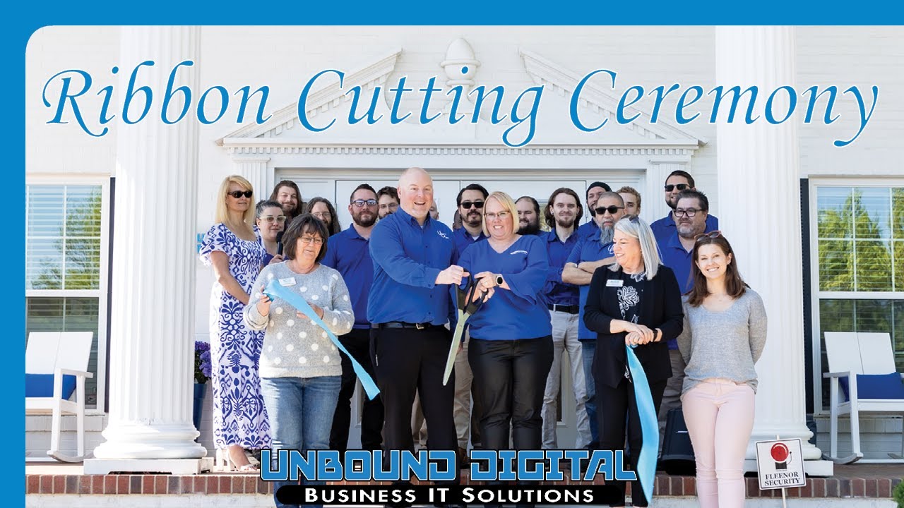 Unbound Digital Ribbon Cutting Ceremony - YouTube