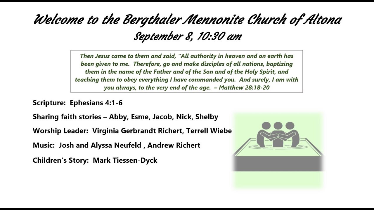September 8, 2024 - Baptism Sunday - YouTube