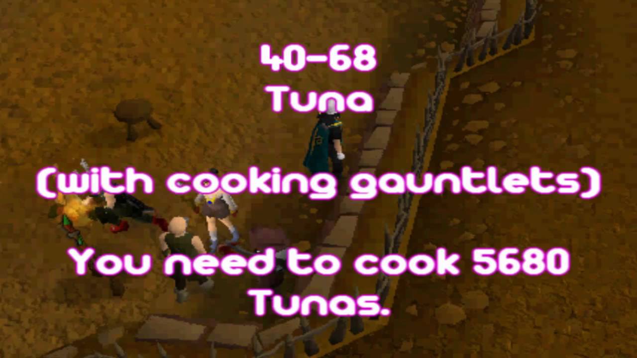 Runescape - Ultimate Cooking Guide 1-99 [cheap/fast] - YouTube