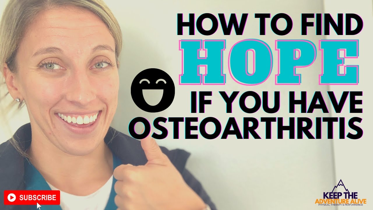 There is HOPE for osteoarthritis sufferers | Dr Alyssa explains how to ...