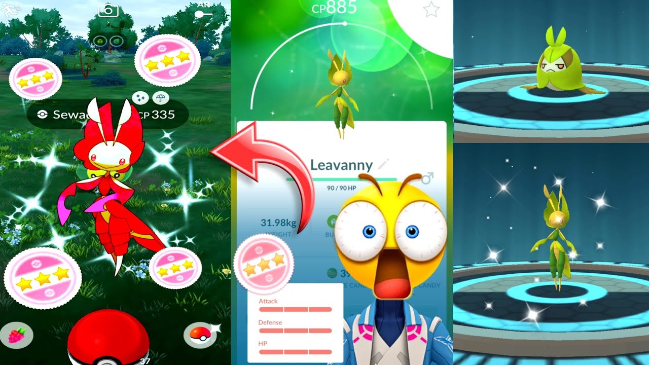 First Ever Shundo Shiny Leavanny in pokemon go | Community Day #pokemon ...