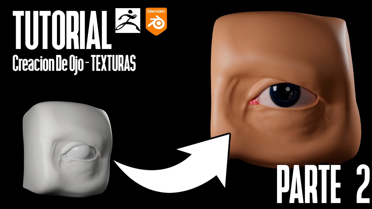 Creación Ojo Realista Parte 2 - Texturas | Tutorial Zbrush & Blender ...