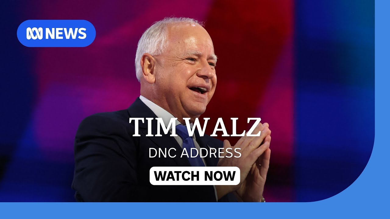 IN FULL: Tim Walz accepts VP nomination at the Democratic National ...