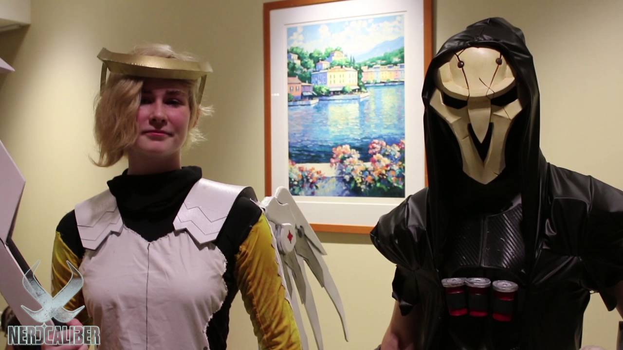 MERCY and REAPER! Overwatch Cosplay at Boston Comic Con 2016 - YouTube