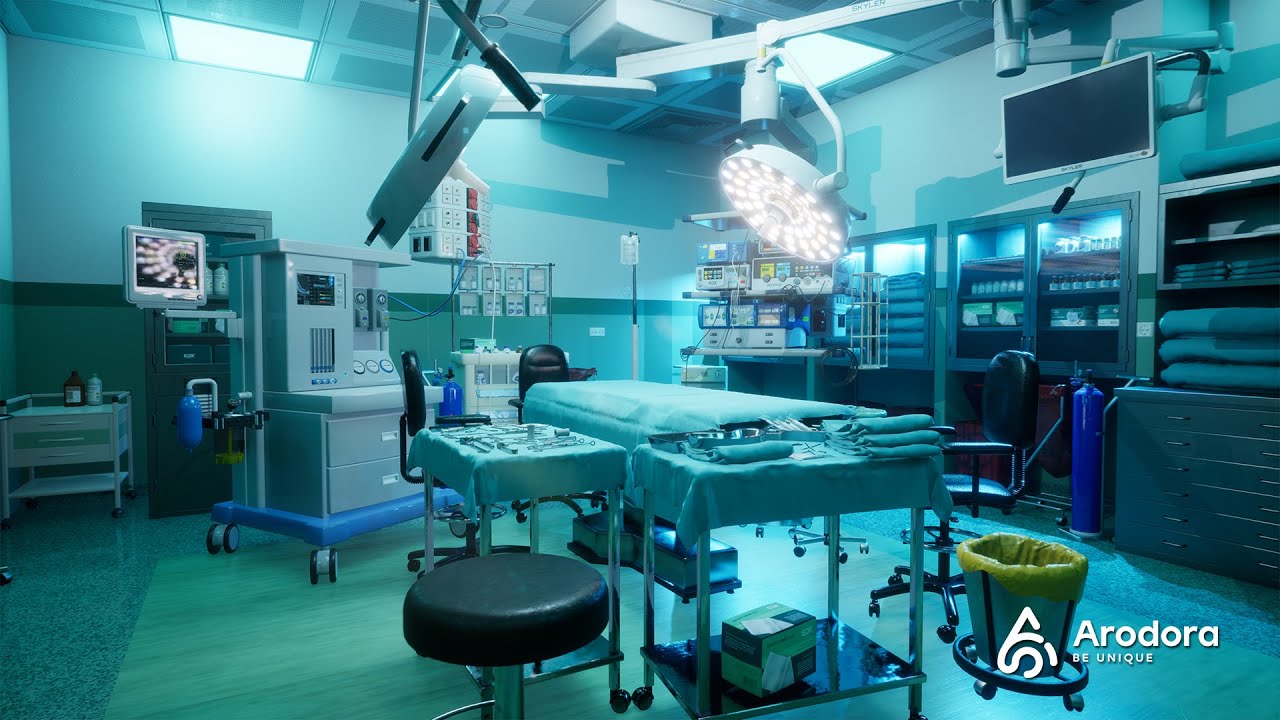 Operating Room - 3D Asset Pack Unreal Engine - YouTube