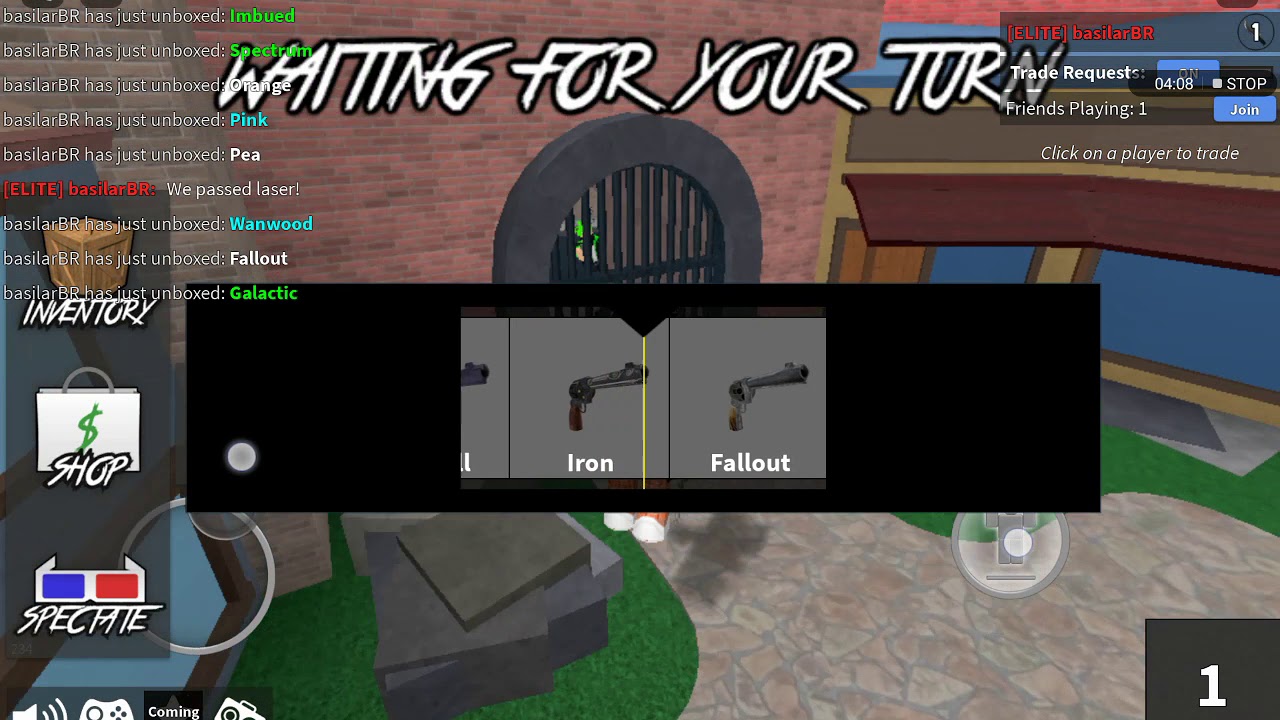 Unboxing boxes in old fake mm2 (i passed through 3 godlys!!) - YouTube