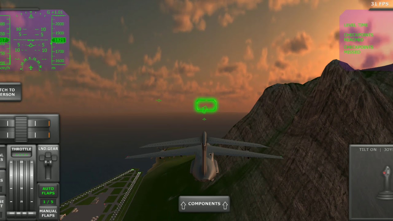 TURBOPROP FLIGHT SIMULATOR 3D LONG RANGE GLIDING 100% COMPLETED AFTER ...