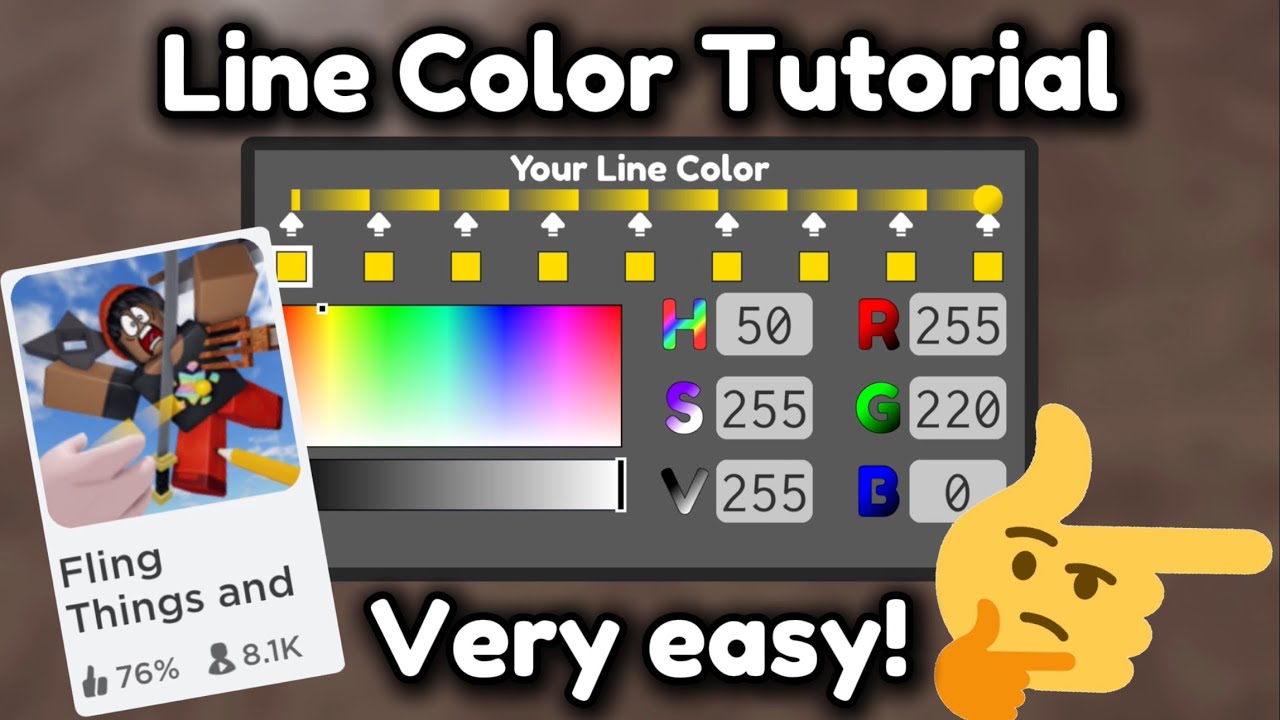 Line Color Tutorial! - YouTube