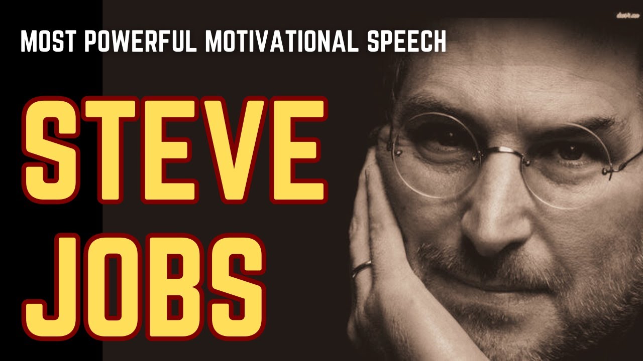 स्टीव जॉब्स speech | Steve jobs most powerful motivational speech ...