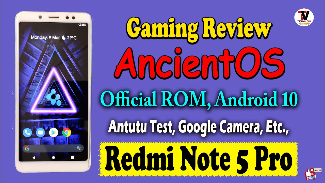 Redmi Note 5 Pro AncientOS V2.0 Android 10 with Hug of Customization ...