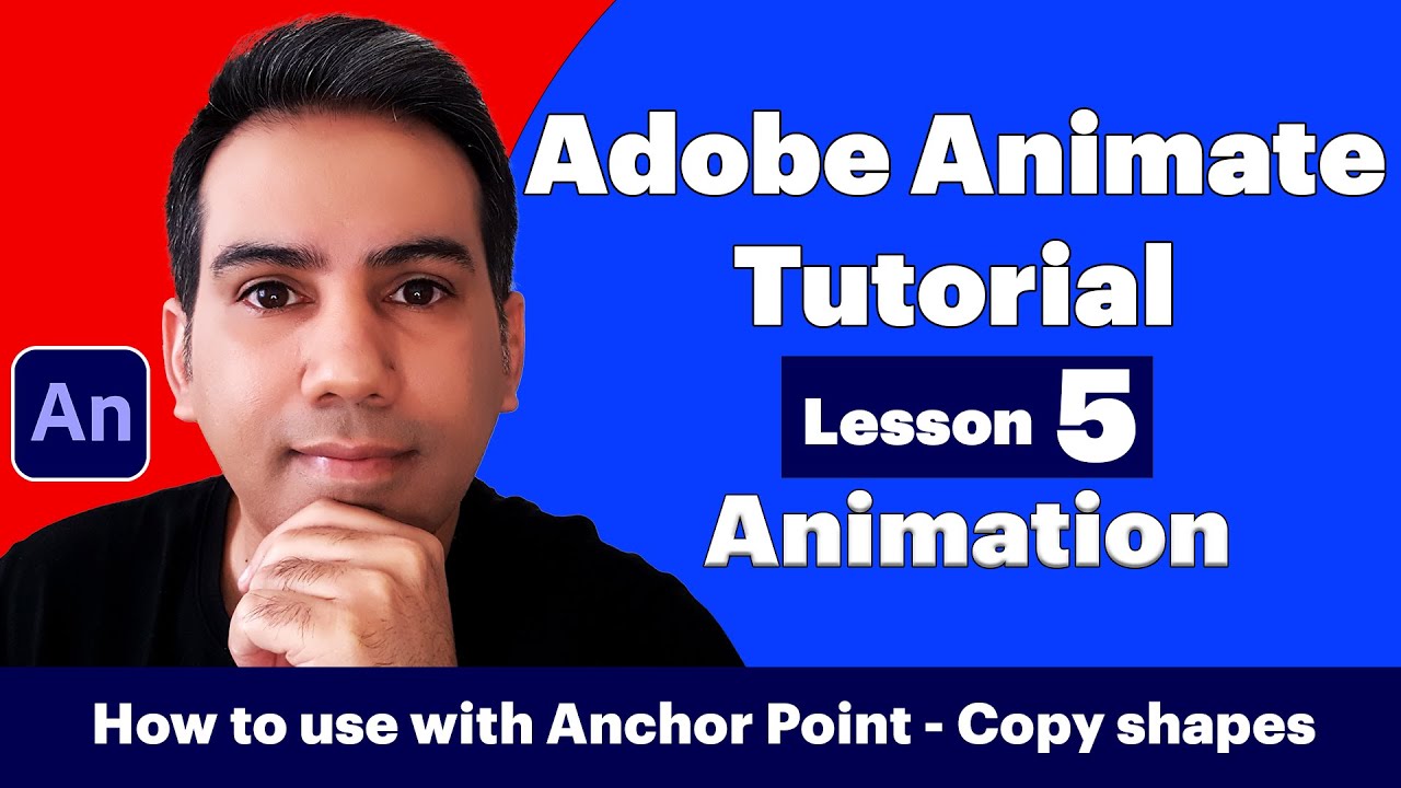 Adobe Animate Tutorial 5 How To Use With Anchor Point Copy Shapes Youtube