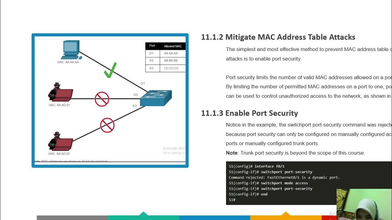 Module 11 - Switch Security Configuration - YouTube