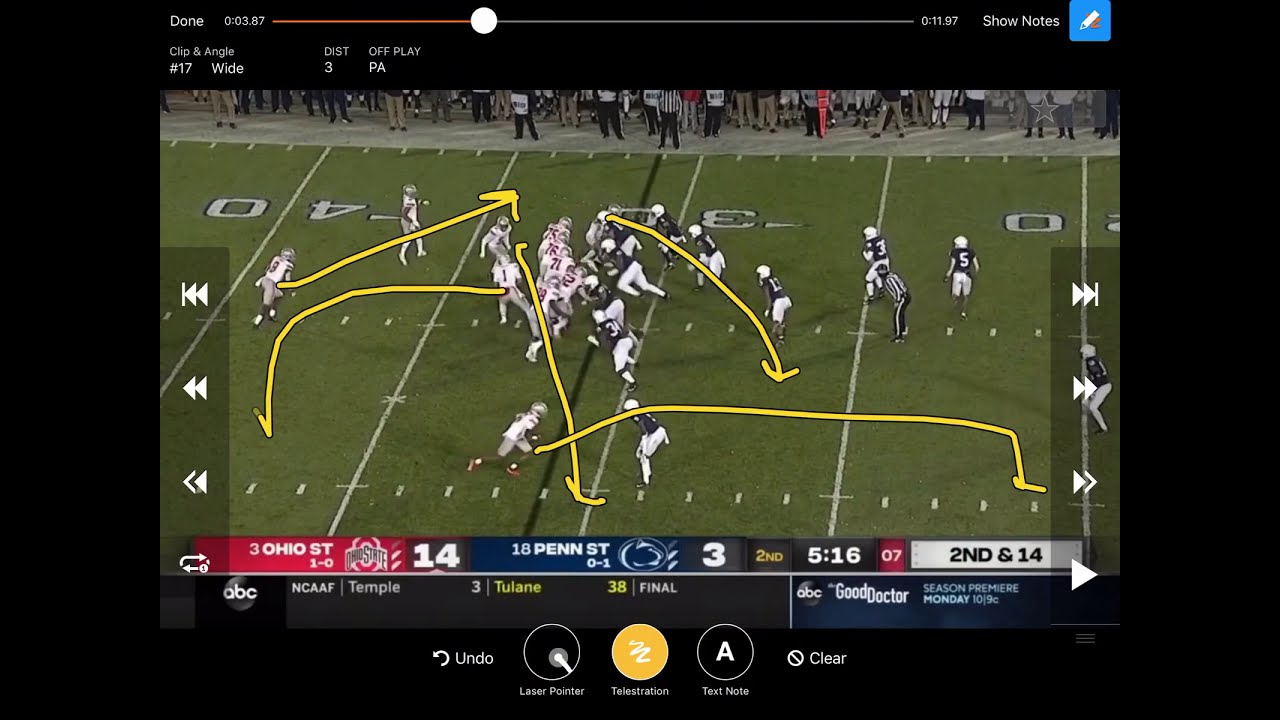 Ohio State Play action - YouTube