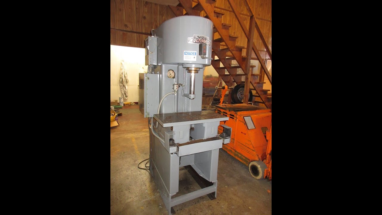 Denison Multipress 8 Ton Hydraulic Press FG - YouTube