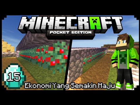 Membuat Sweet Berry Farm - Minecraft PE Survival - (15) - YouTube
