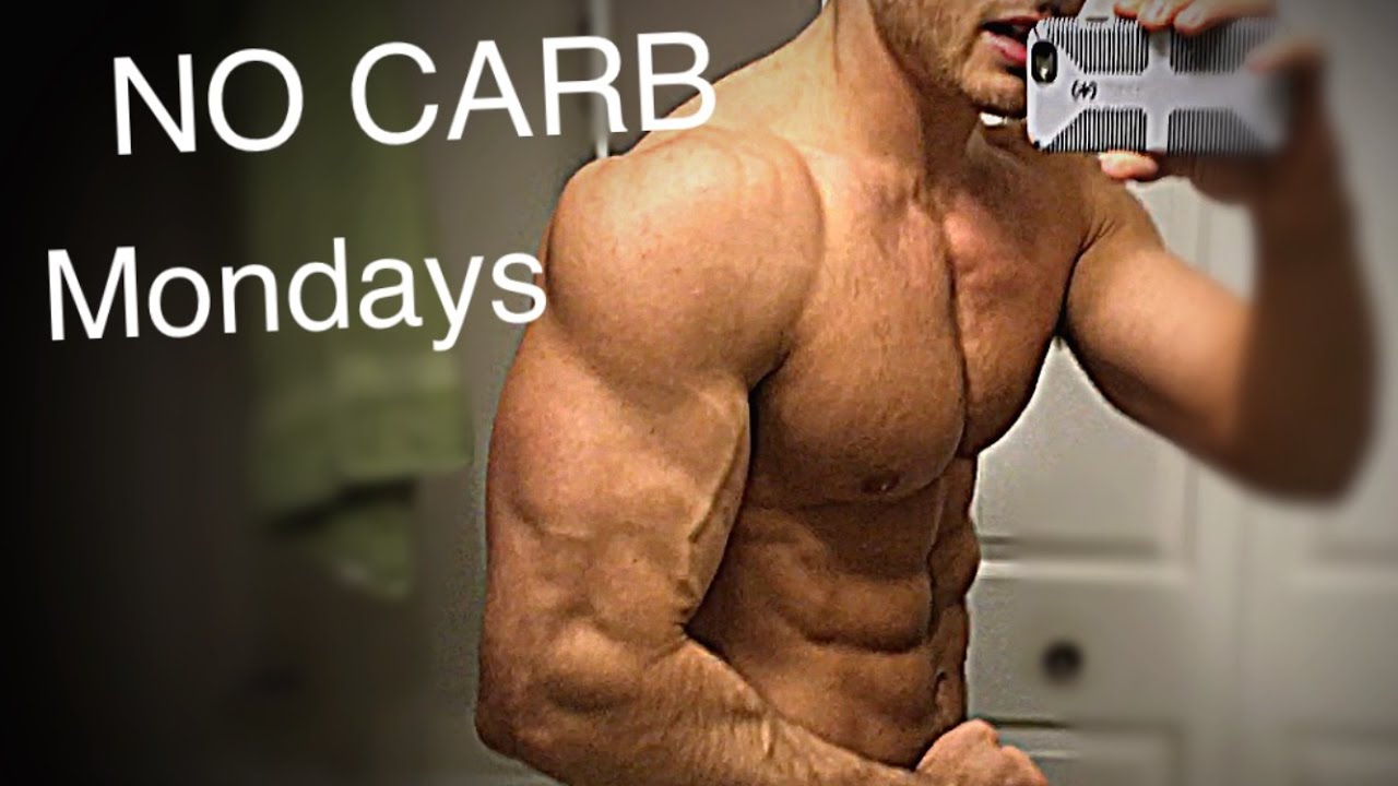 No Carb Monday 1,Physique update, All Meals - YouTube