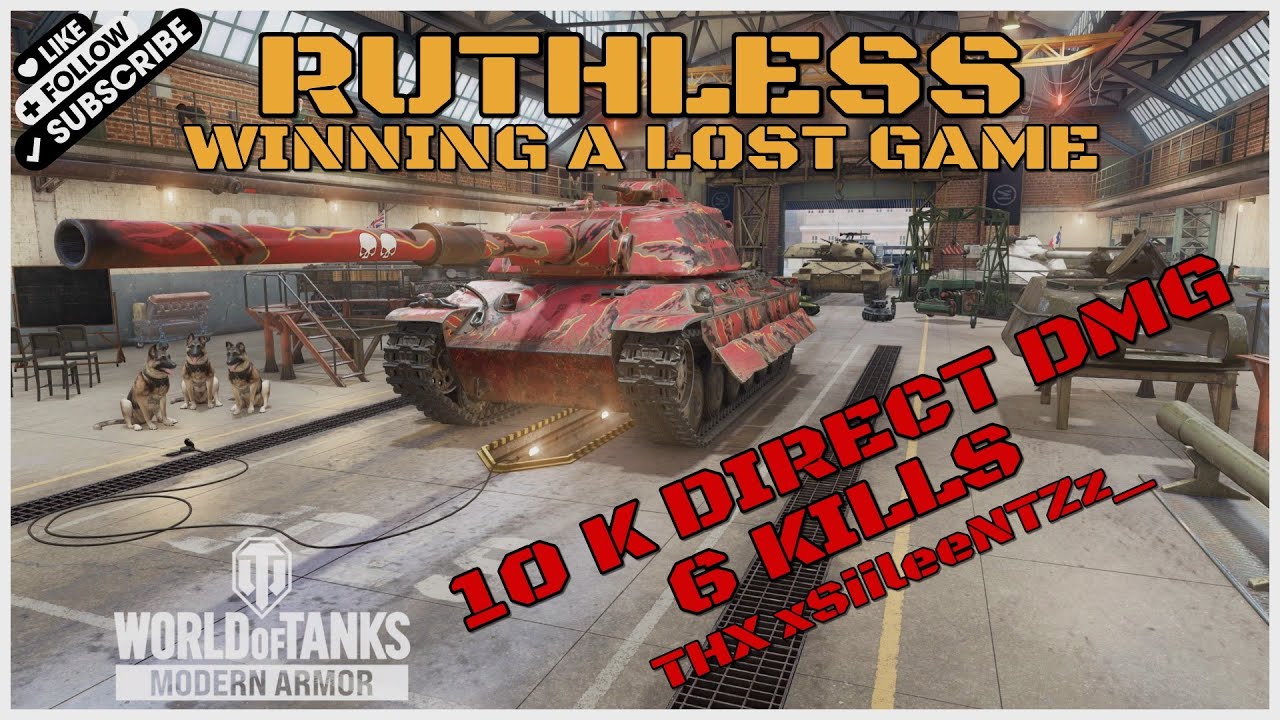 World of Tanks Console RUTHLESS 10K DIRECT DMG 6 Kills Win a Lost Game ...