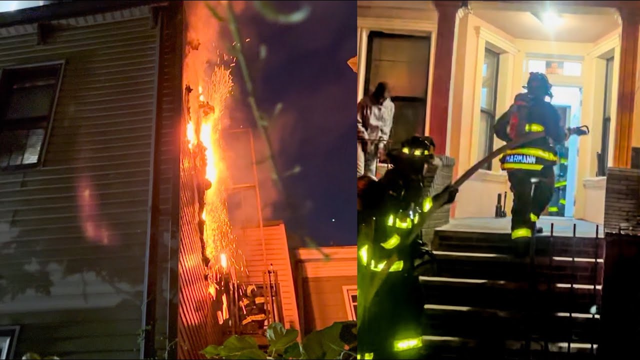 **TRANSMIT the 10-75!!** First Due Arrival & Forcible Entry - Fire on ...