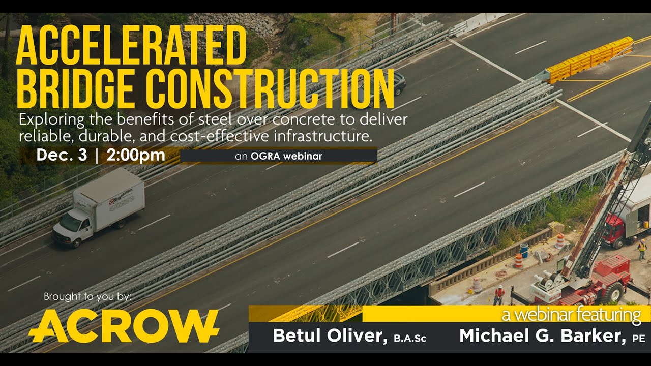 Accelerated Bridge Construction. Brought to you by ACROW - YouTube