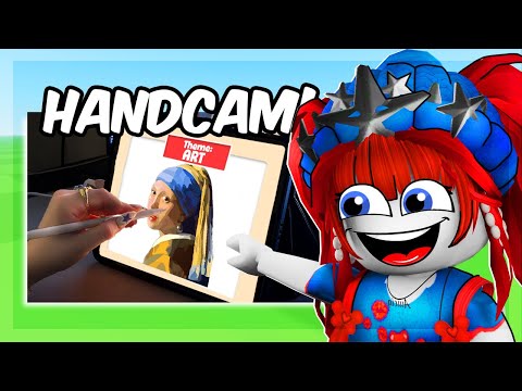 TRYHARDING ROBLOX SPEED-DRAW WITH HANDCAM