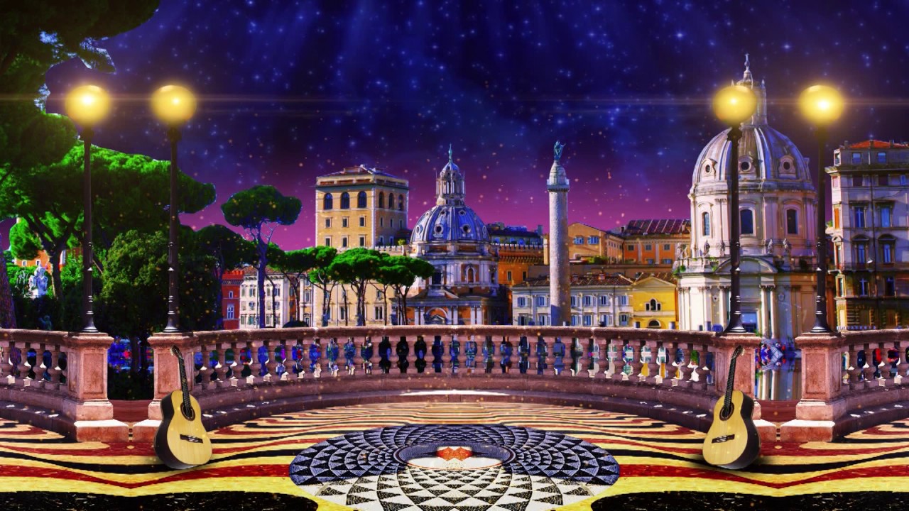 Rome view background Loop Animation - YouTube