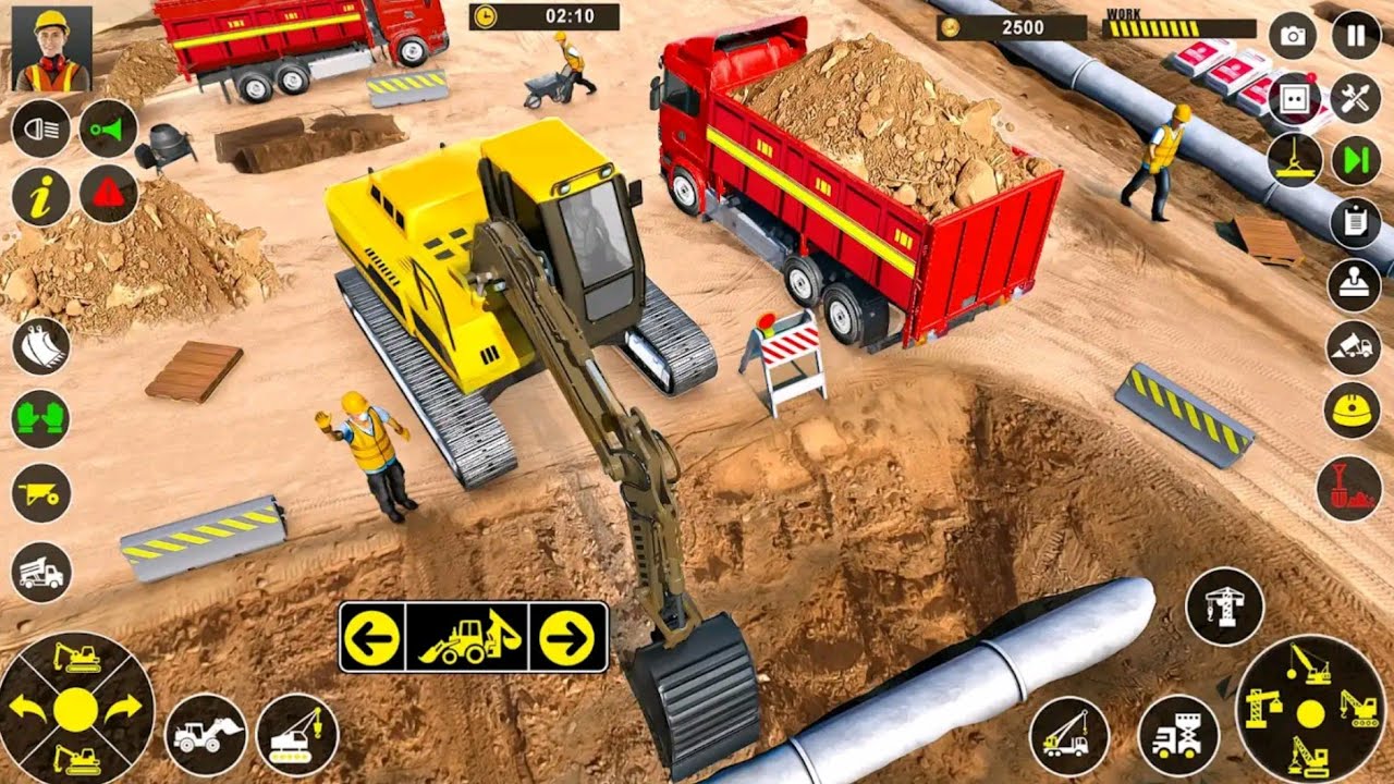 Off-road City Bridge Construction Simulator gameplay 🌉 | Construction ...