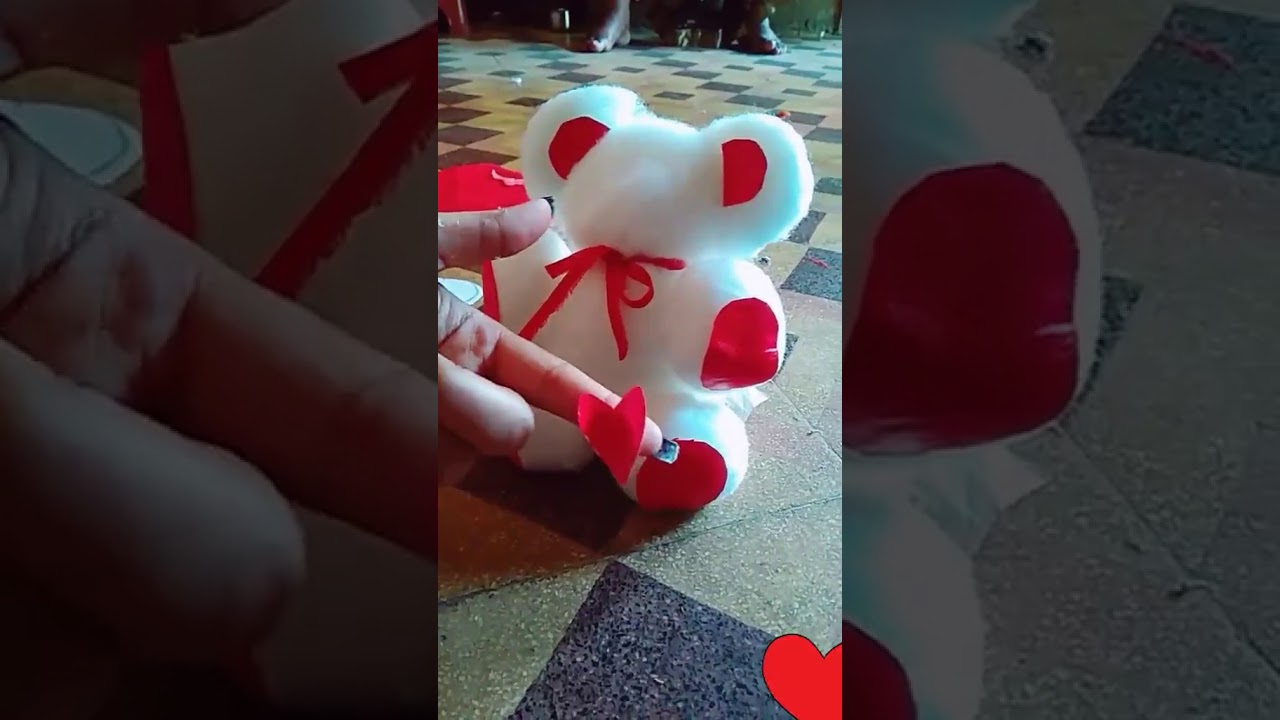 Teddy bear making😊😊😊 - YouTube