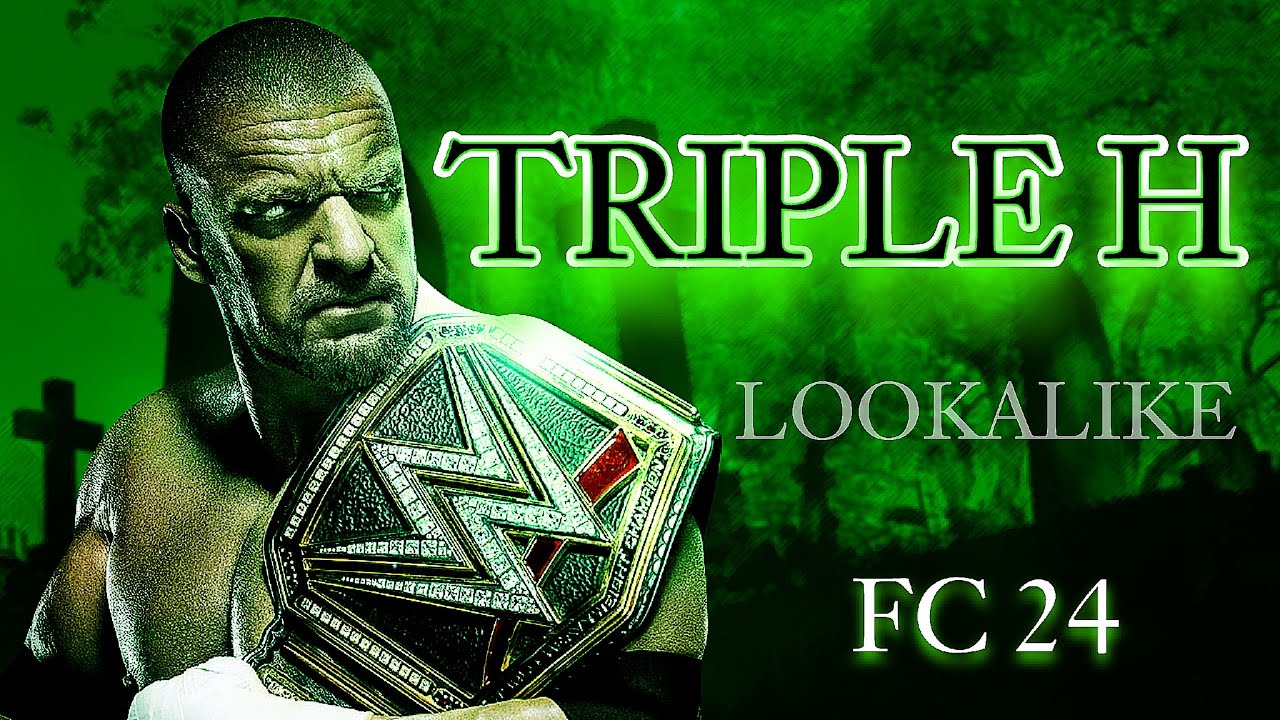 EA FC 24 pro clubs triple h face creation wwe | look alike - YouTube