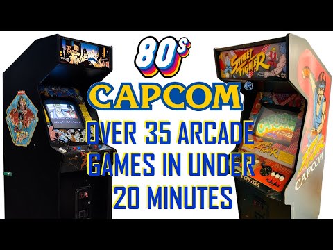 Over 35 80s Capcom Arcade Games In Under 20 Minutes - YouTube