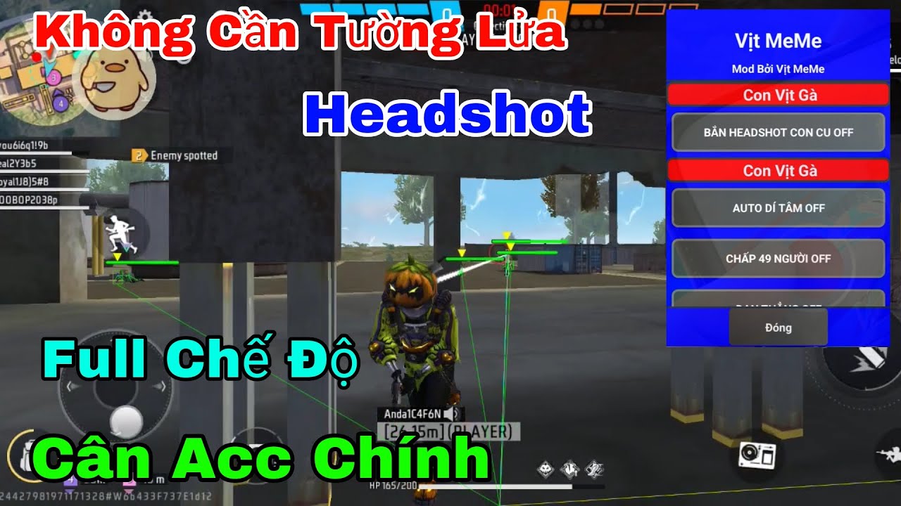 Hướng Dẫn Hack Free Fire Không Cần Tường Lửa, Không Ban Acc, Headshot ...
