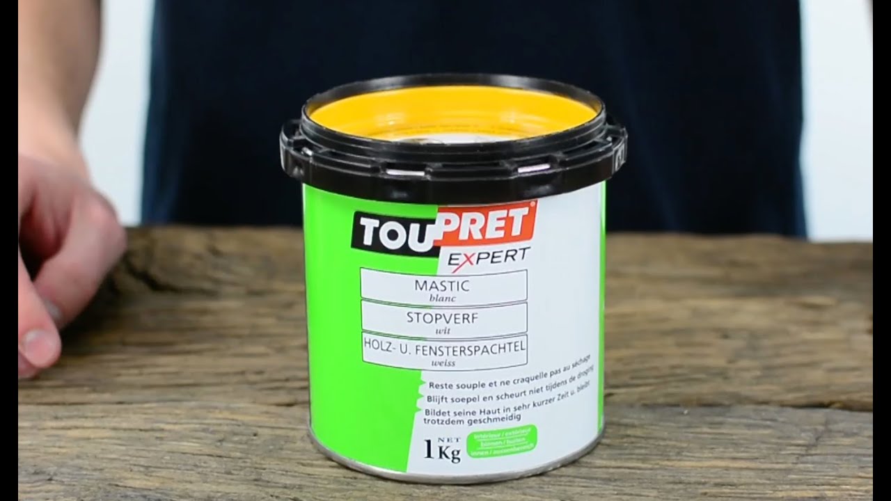 Glas plaatsen met Toupret Stopverf - Decoprof.nl - YouTube