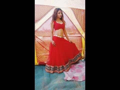 Pooja Joshi dancing at parbat nepal