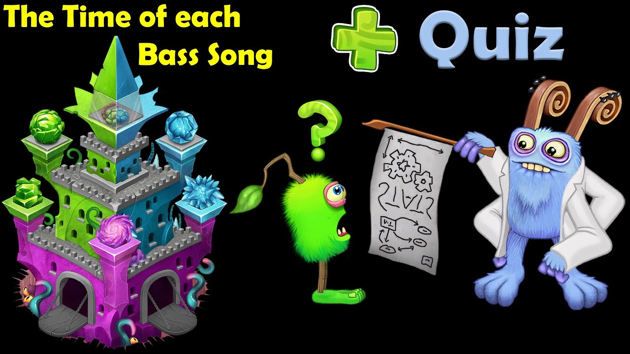 The Time of each Bass Song / from short to long and more + Quiz (My ...