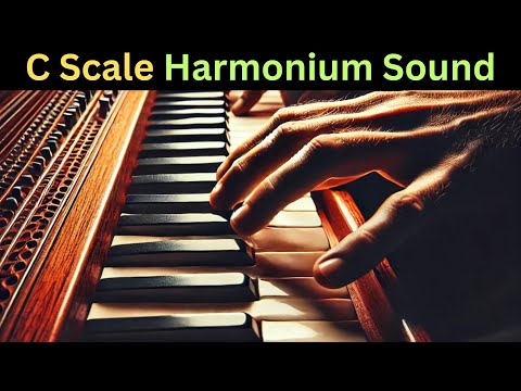 C Scale Harmonium For Riyaz | Original Harmonium Sound | Scale for male Meditation