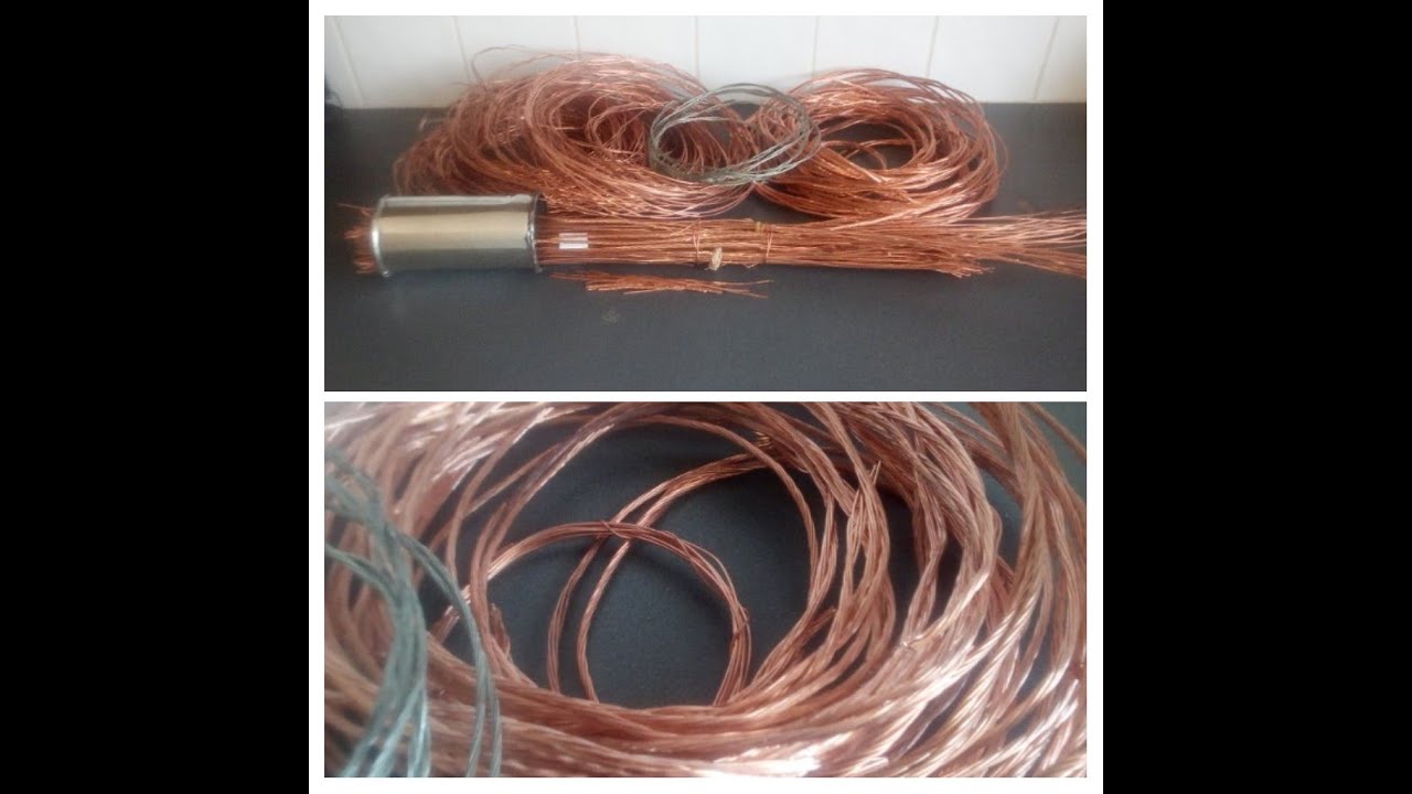 Large Copper Wire Stockpile For Jewellers Use. (sustainable ewastemined ...