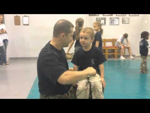 Four year old Systema student breathing and taking strikes. - YouTube
