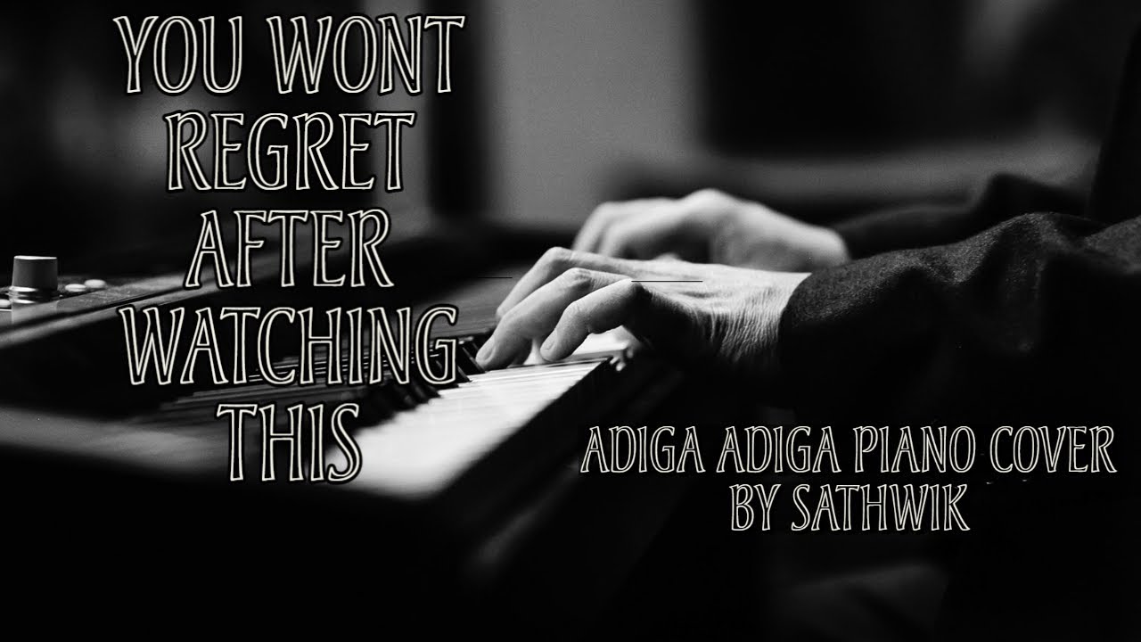 Adiga Adiga song in piano | Singing by Sathwik | Ninnu Kori | Nani ...