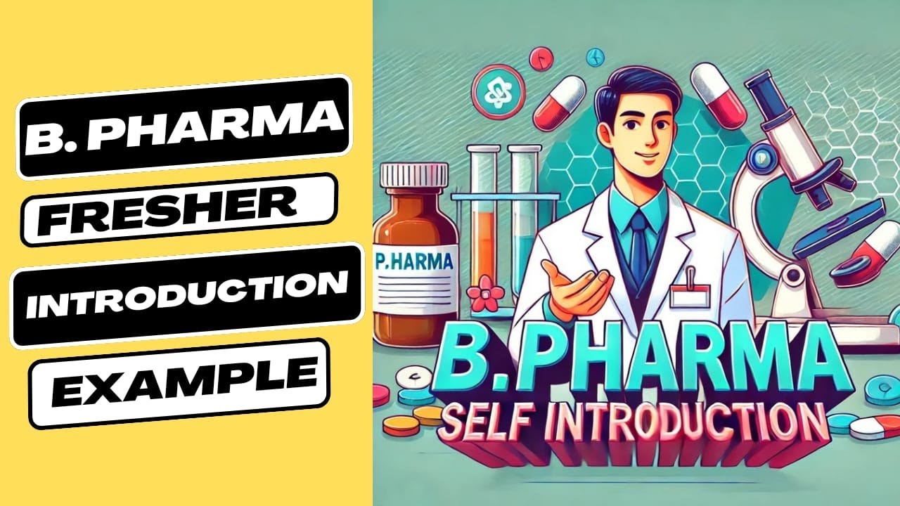 Pharmacist Self introduction | Pharma student self introduction ...
