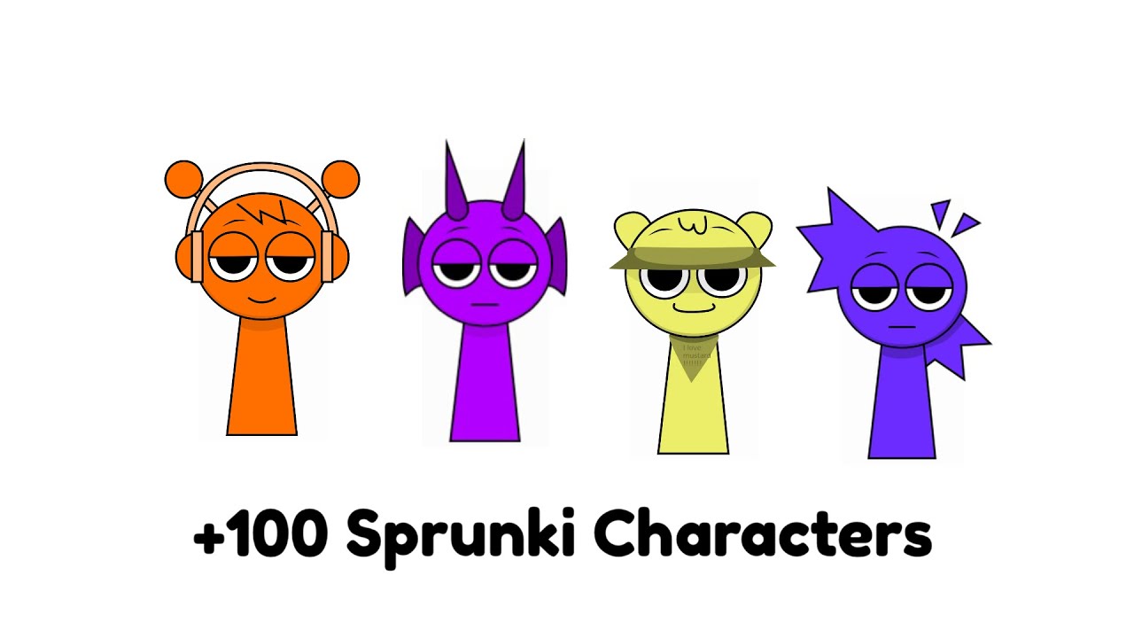 (No Copyright) Super Mega Ultimate All Sprunki Characters | Sprunki ...