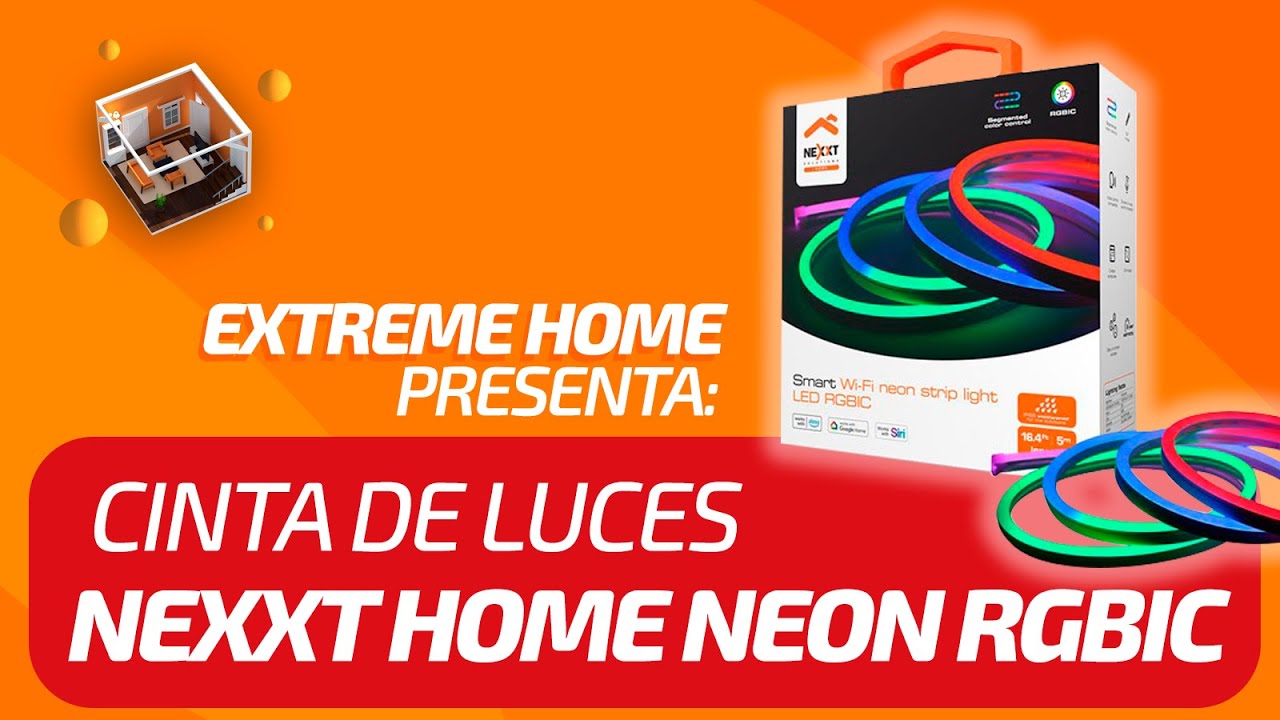 Extreme Home I Cinta de Luces Nexxt Home Neon RGBIC - YouTube